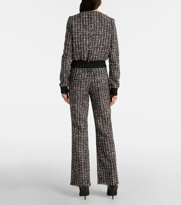 Balmain Tweed Bomber Jacket