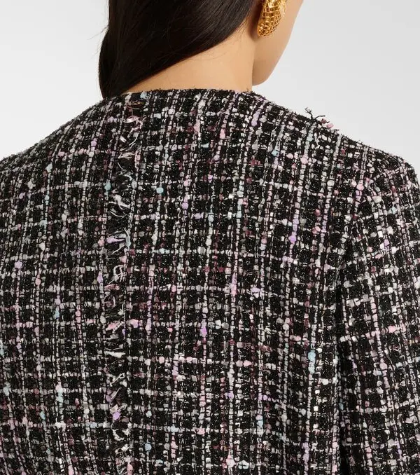 Balmain Tweed Bomber Jacket