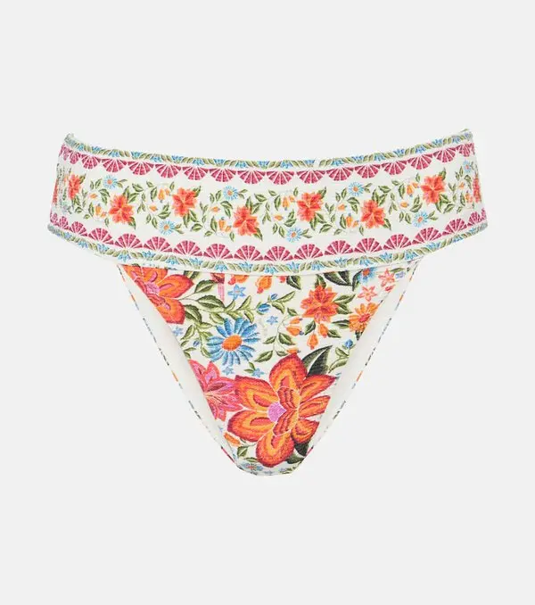 Farm Rio Floral Bikini Bottom - Multicoloured
