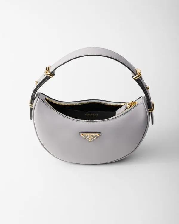 Prada Arqué Small Leather Shoulder Bag