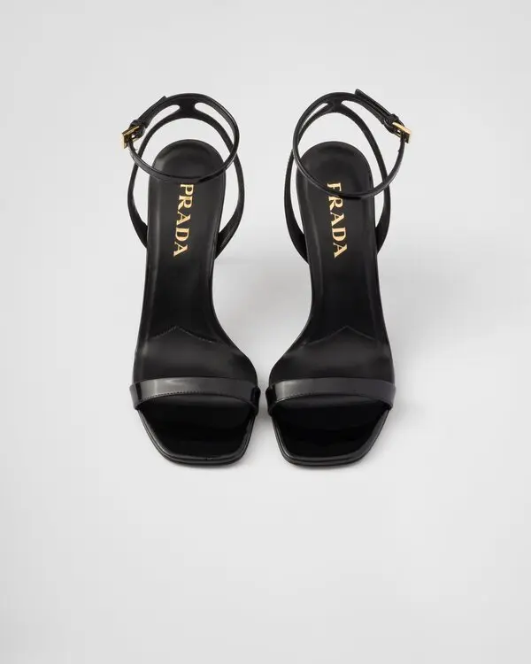 Prada Patent Leather High-heeled Sandals