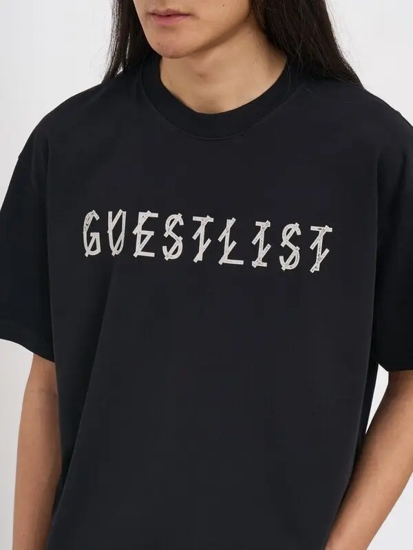 44 LABEL GROUP Maxi Logo Cotton T-shirt - Black
