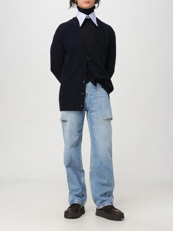MAISON MARGIELA Light Wash Distressed Jeans