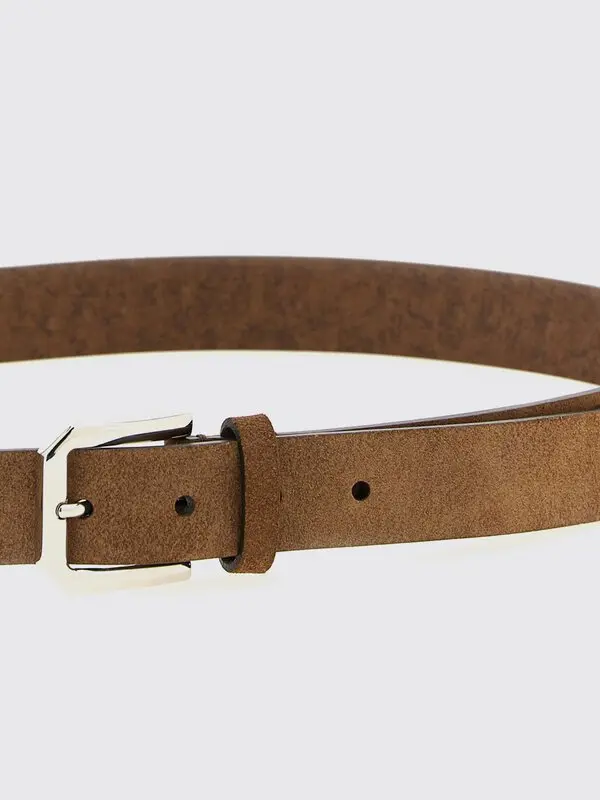 Brunello Cucinelli Suede Belt - Brown