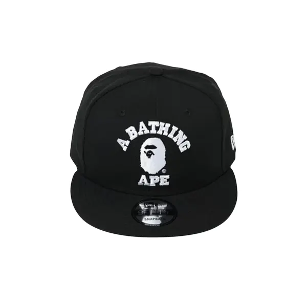 A BATHING APE College New Era Snapback Cap - Black