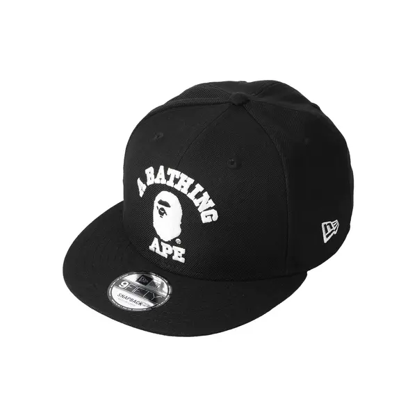 A BATHING APE College New Era Snapback Cap - Black