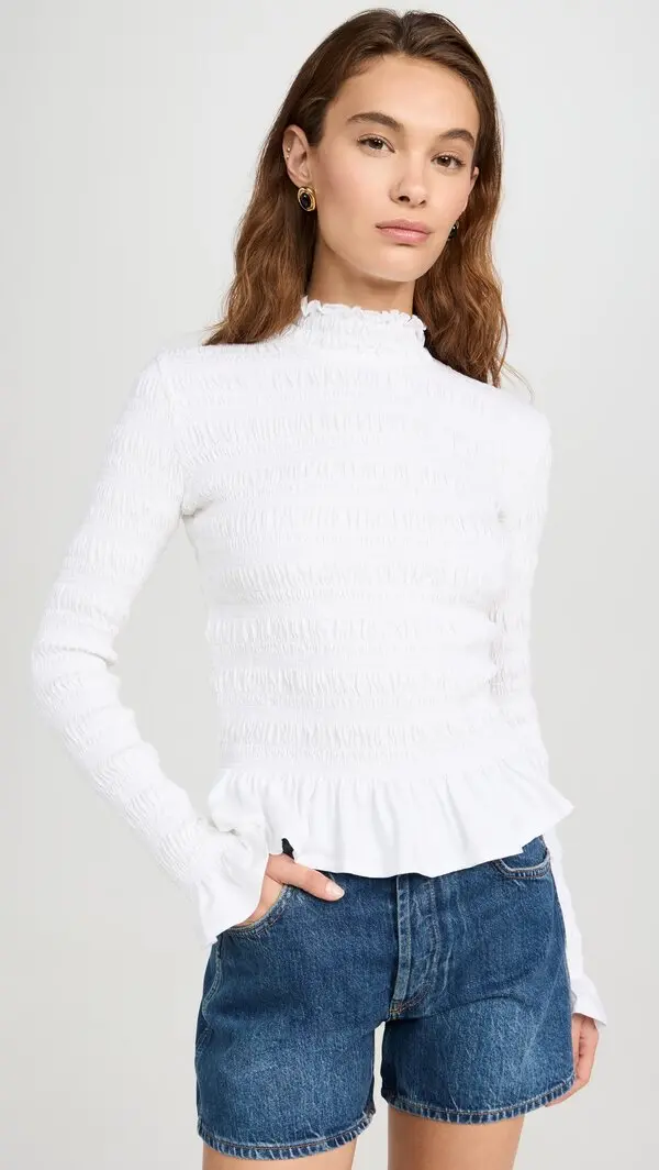 Merlette Kantor Jersey Top - White