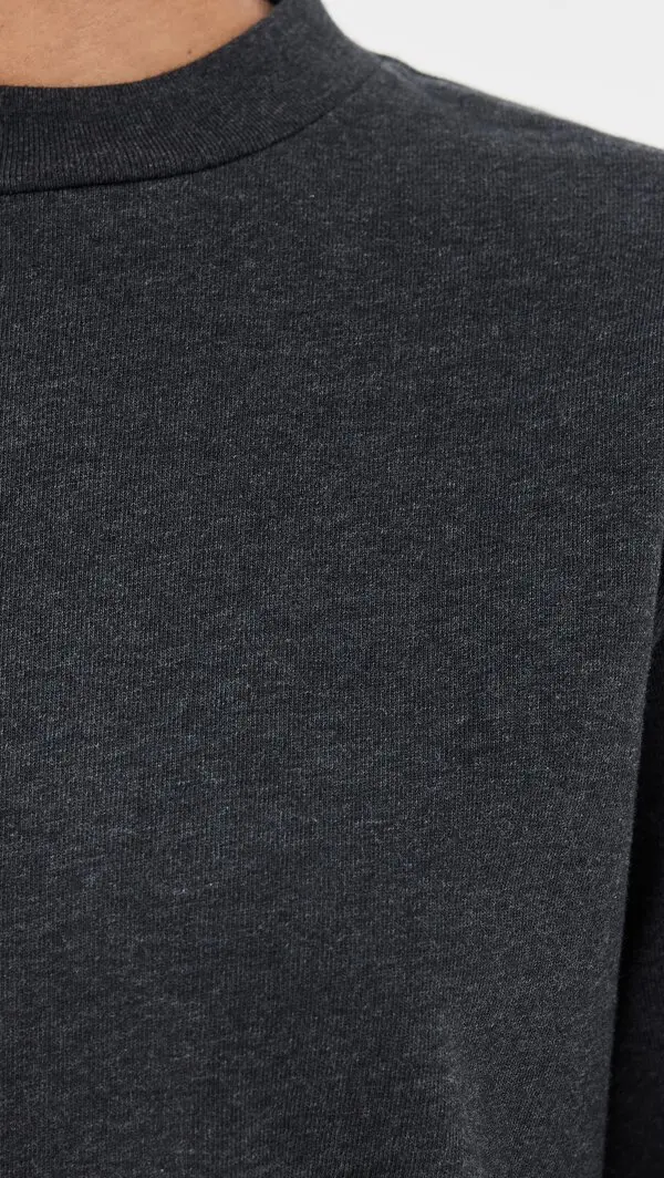 Tibi Perfect Tee - Charcoal Grey