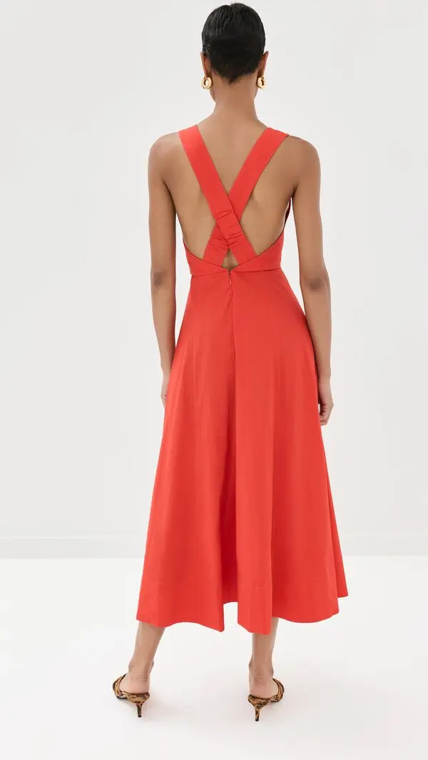 Staud Teresa Midi Dress