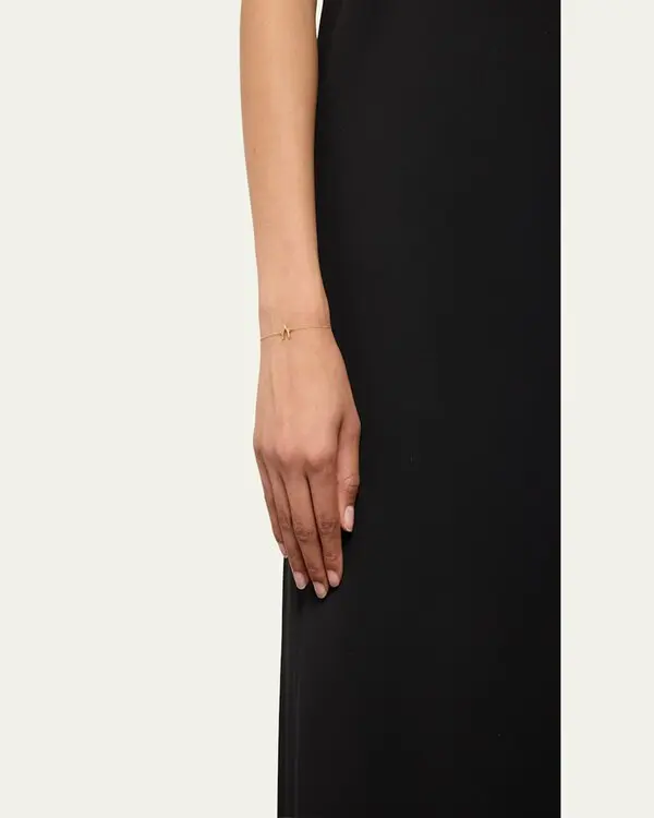 JENNIFER MEYER 18k Mini Wishbone Bracelet