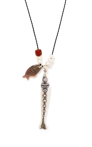 Chan Luu Exclusive San Sebastien Sterling Silver Pearl Necklace