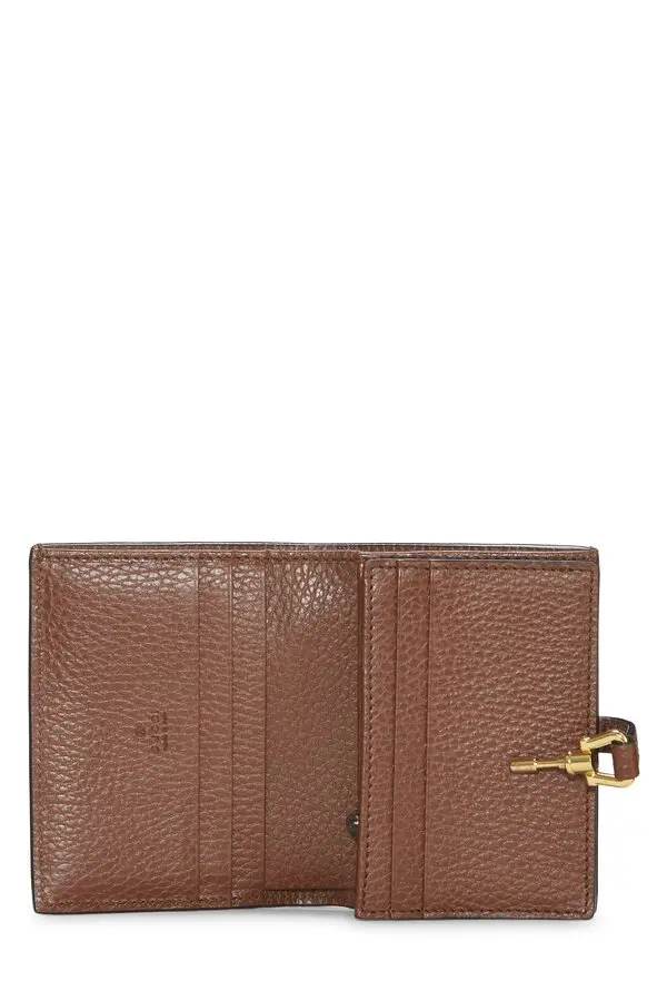 Gucci Gg Denim Jackie Compact Wallet