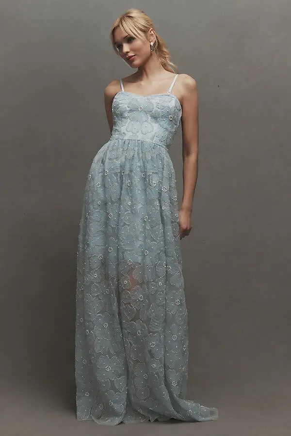 dress the population audrina gown Dress The Population Audrina A-Line Dress