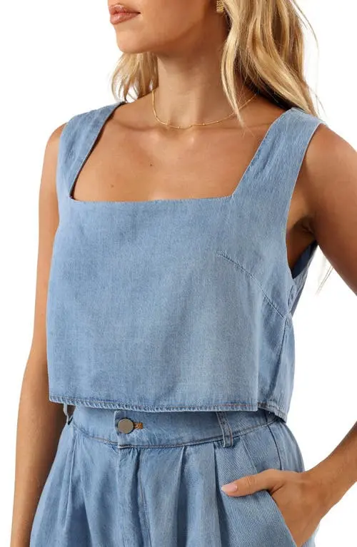 PETAL & PUP Kingston Two-piece Denim Tank & Shorts Set