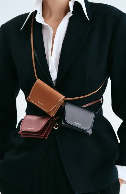 Lié Studio Stella Leather Wallet - Solid Black