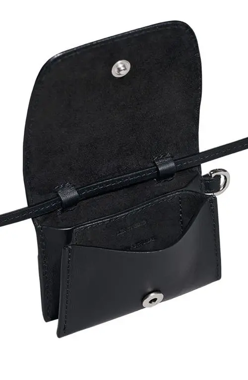 Lié Studio Stella Leather Wallet - Solid Black