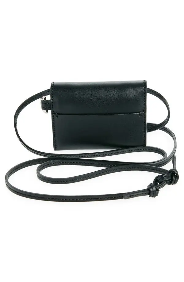 Lié Studio Stella Leather Wallet - Solid Black