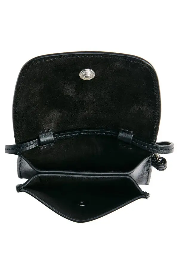 Lié Studio Stella Leather Wallet - Solid Black