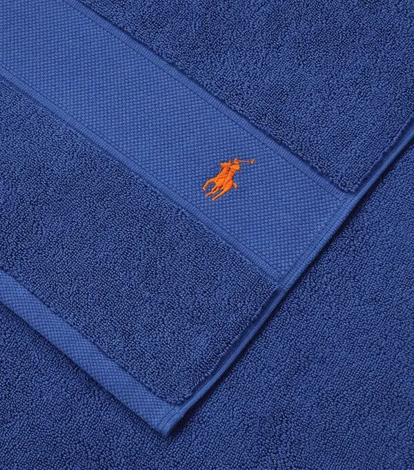 Ralph Lauren Polo Player Guest Towel - Blue