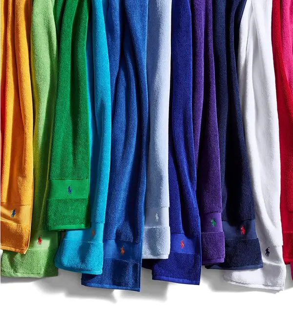 Ralph Lauren Polo Player Bath Towel - Blue