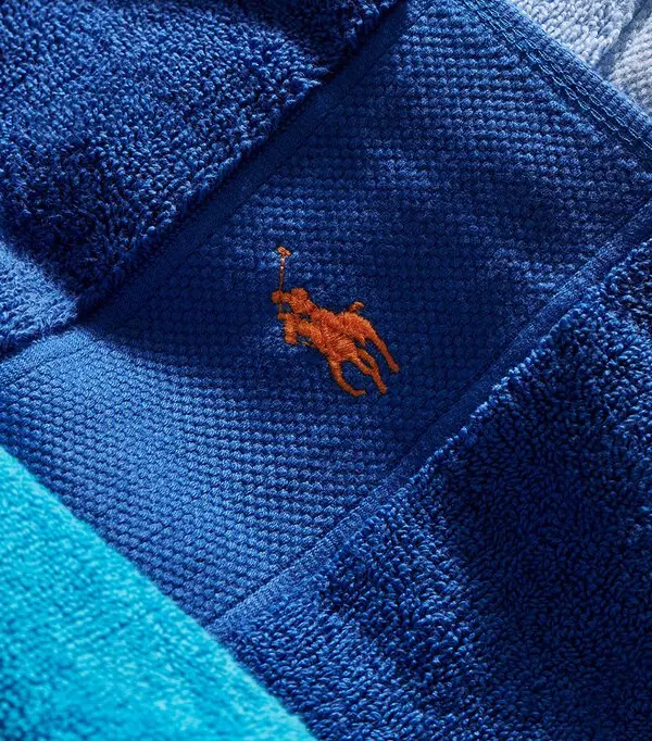 Ralph Lauren Polo Player Bath Towel - Blue