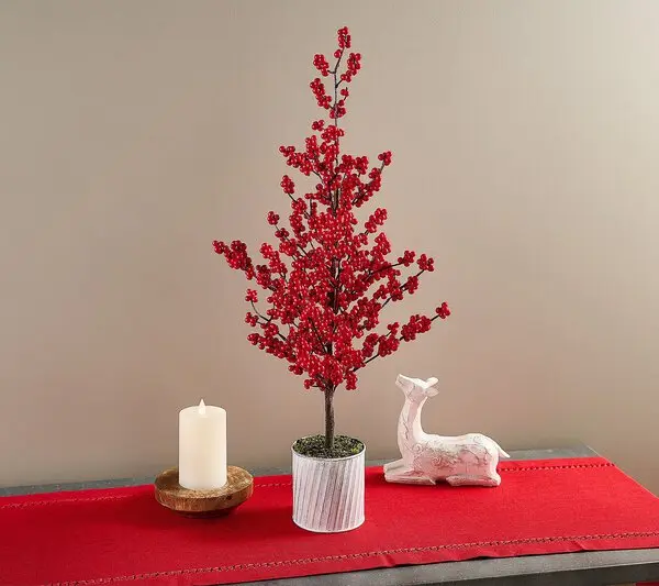 VALERIE PARR HILL 28' Berry Potted Tree Valerie - One-color