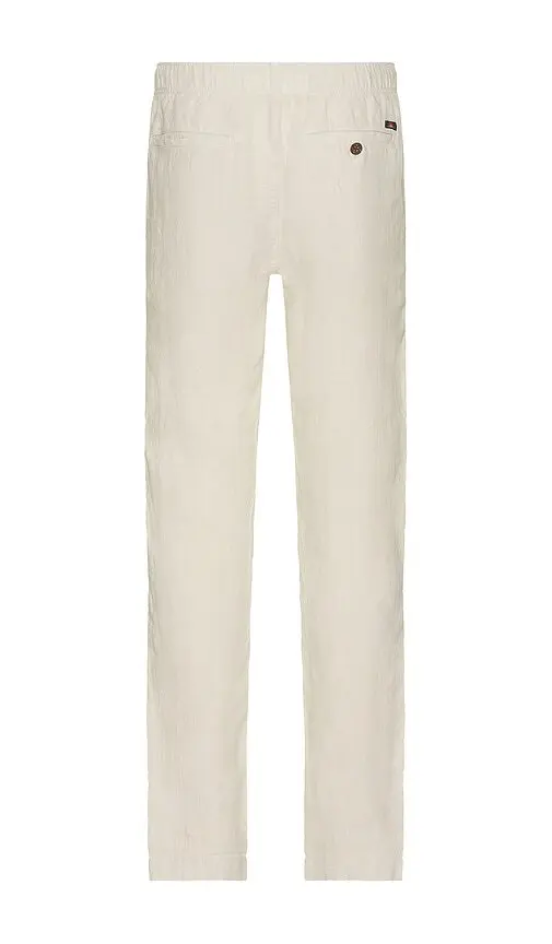 Faherty Brand Linen Drawstring Pant - Weathered Sand