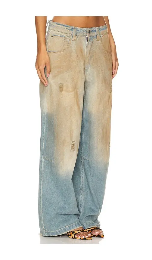 JADED LONDON Colossus Wide Leg Jeans