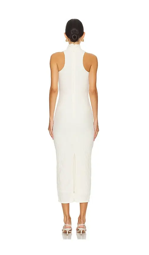 Camila Coelho Agueda Midi Dress In Light Cream - 31% Off