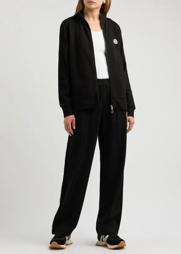 Moncler Straight-leg Jersey Sweatpants