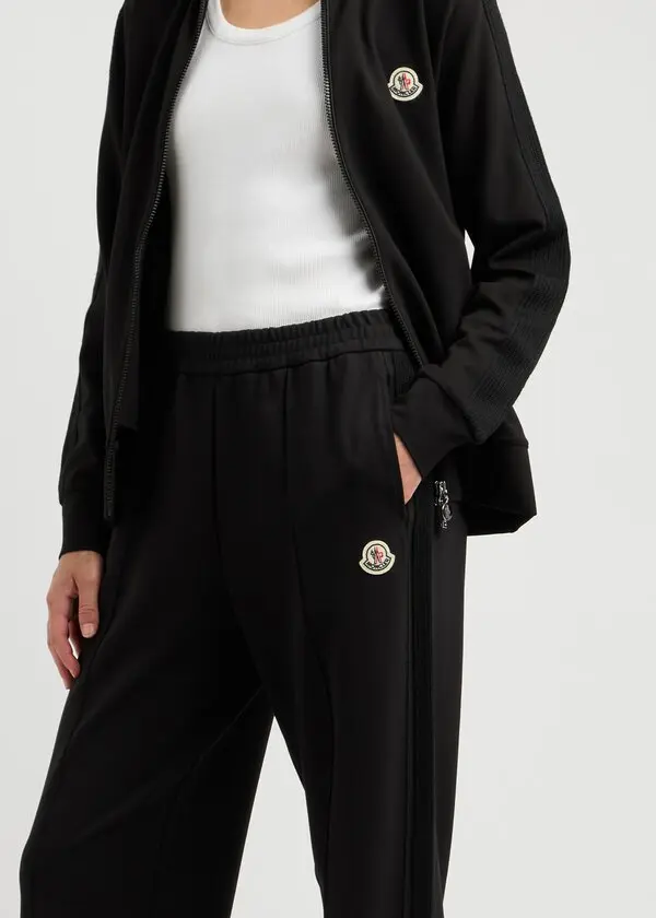 Moncler Straight-leg Jersey Sweatpants