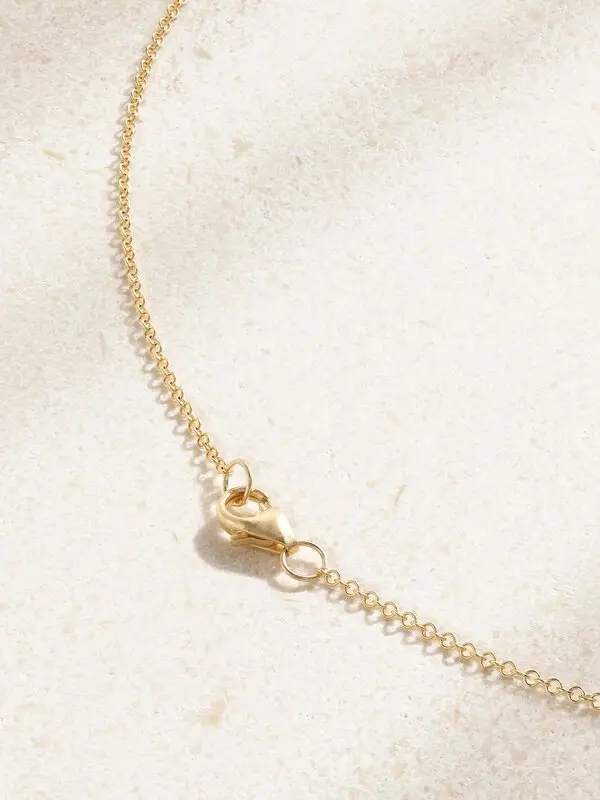 Brent Neale Small Magic Mushroom Amethyst And Diamond Necklace