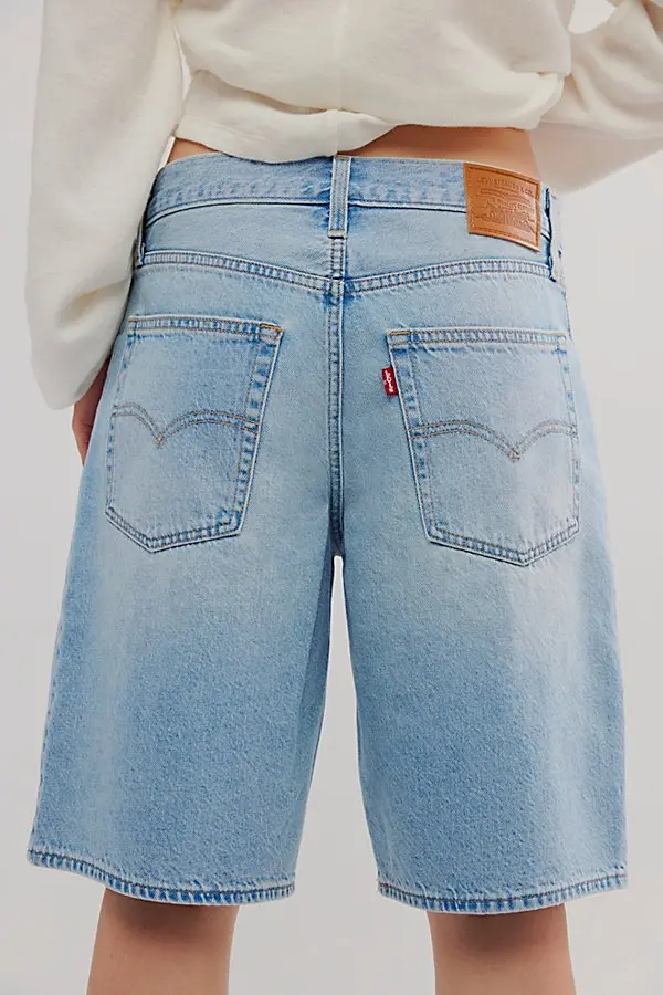 LEVI'S Baggy Dad Denim Jorts - Pick Sides