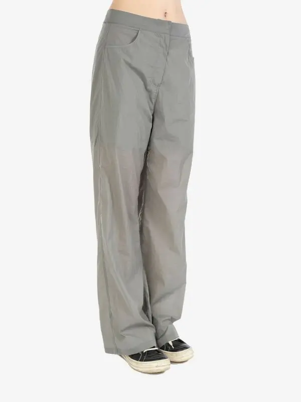 AMOMENTO Reversible Flared Trousers