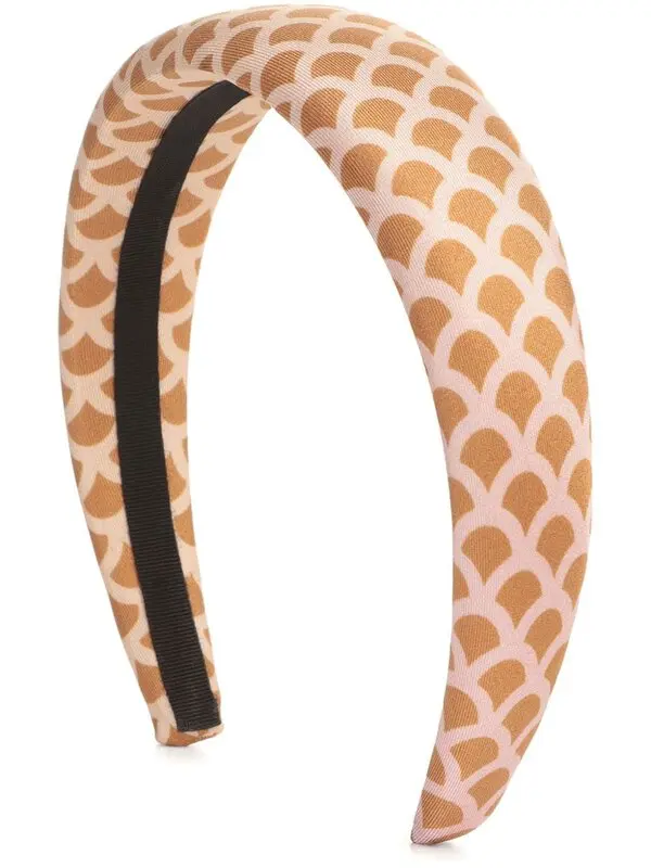 SERGIO ROSSI Mermaid Hair Band - Brown