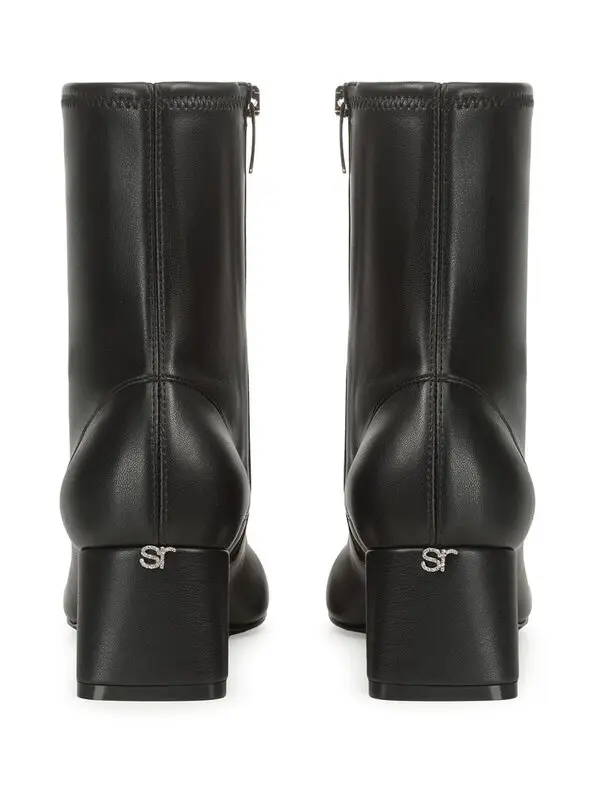 SERGIO ROSSI Sr Pilier Leather Ankle Boots