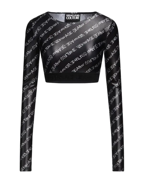 Versace Logo-print Crop Top