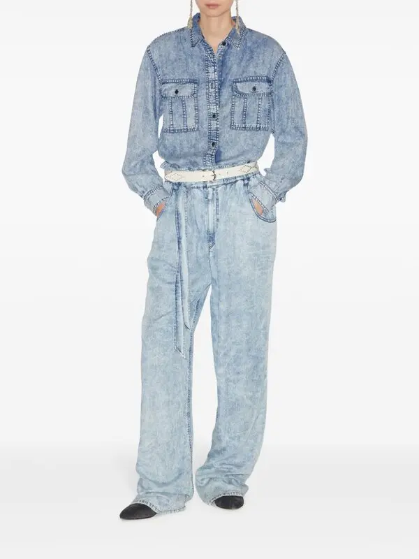 MARANT ETOILE Tahisia Denim Shirt