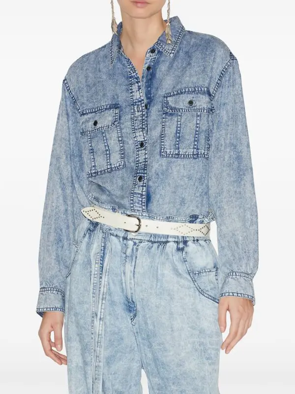 MARANT ETOILE Tahisia Denim Shirt