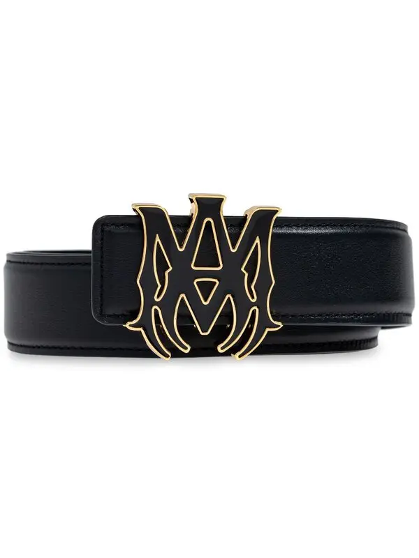 Amiri Core Logo-buckle Leather Belt - Black