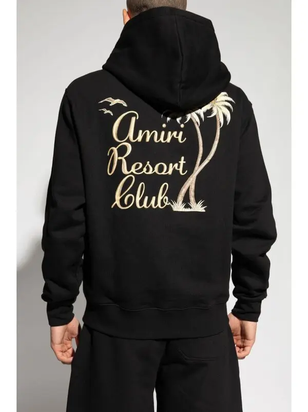Amiri Embroidered Logo Hoodie