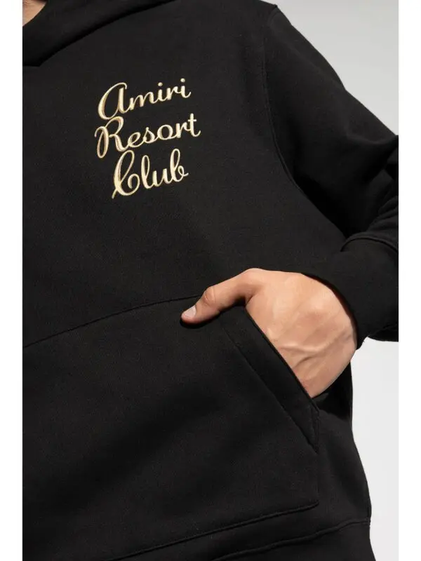 Amiri Embroidered Logo Hoodie