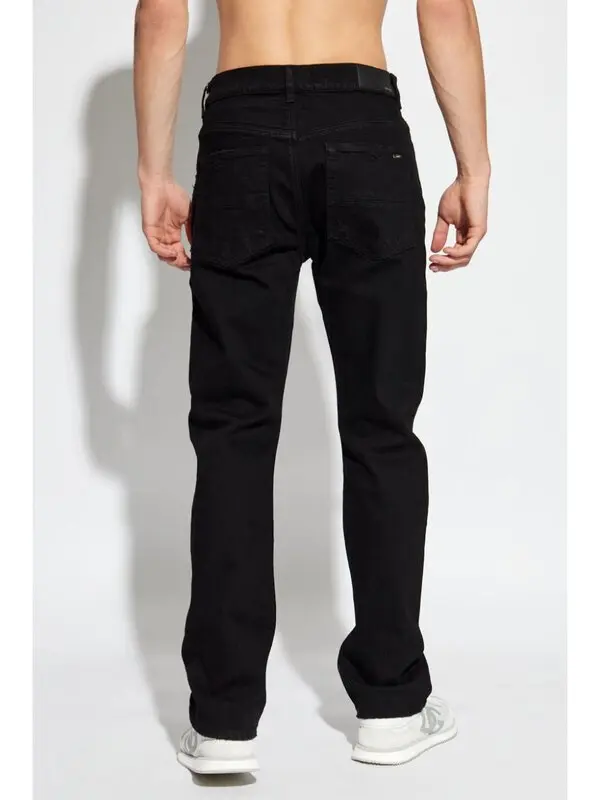 Amiri Mid-rise Slim-cut Jeans - Black