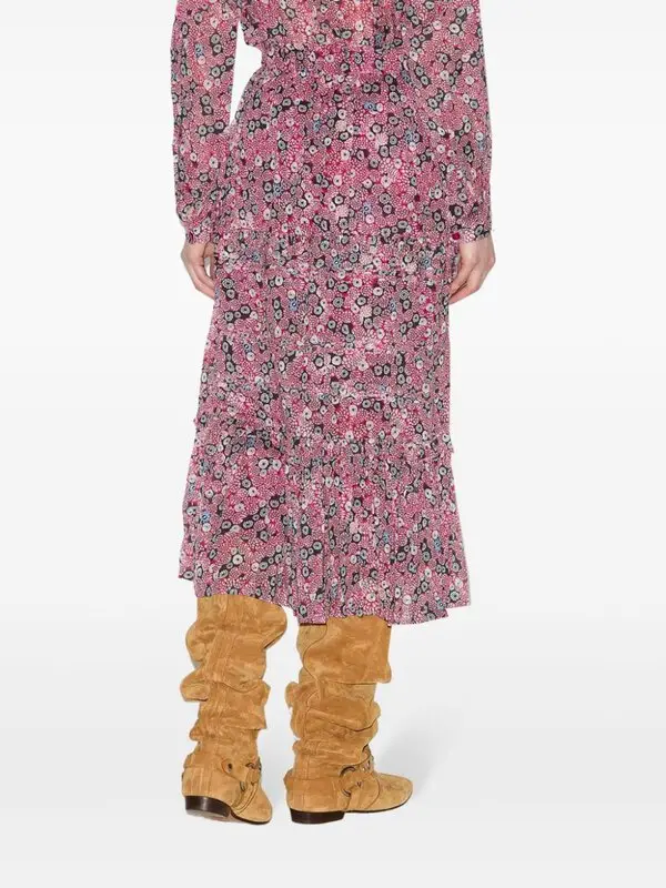 MARANT ETOILE Diya Patterned Skirt