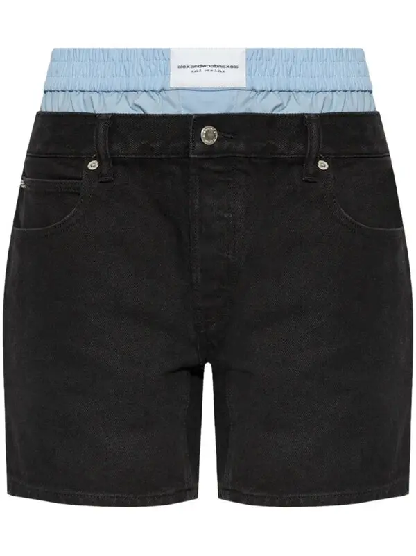 Alexander Wang Cotton Denim Shorts
