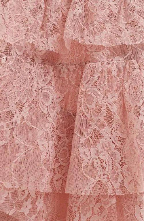 MISS SELFRIDGE Tiered Lace Maxi Skirt