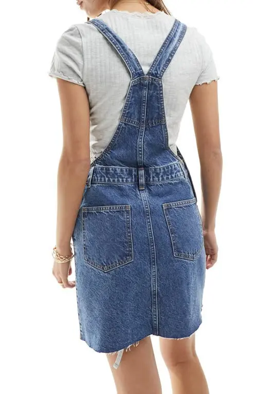 miss selfridge denim dress Miss Selfridge Embroidered Denim Dress With Belt in Blue