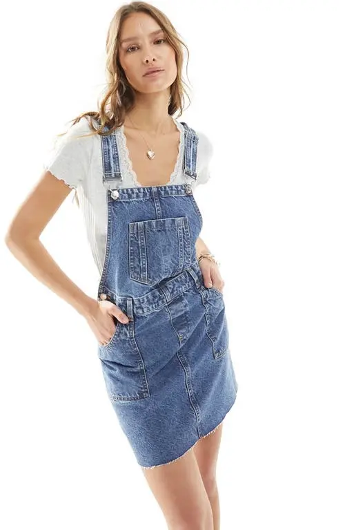 miss selfridge denim dress Miss Selfridge Petite Denim dress - blue denim - (Pre-owned)