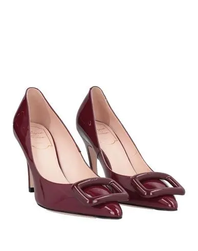 ROGER VIVIER Patent Leather Embellished Pumps