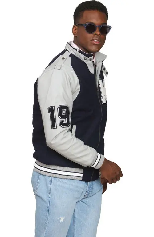 MEMBERS ONLY Varsity Jacket - Navy
